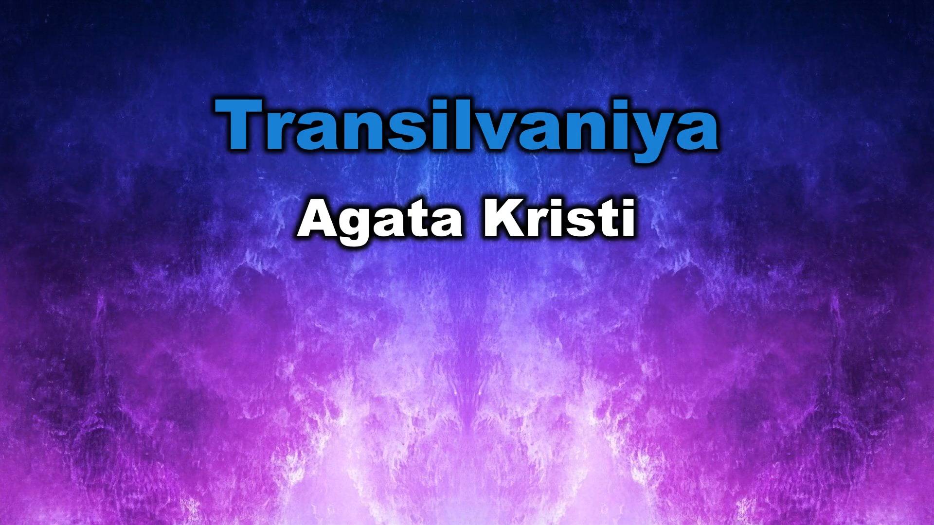 Agata_Kristi_-_Transilvaniya. Караоке версия с субтитрами. Karaoke. Спойте любимую песню!