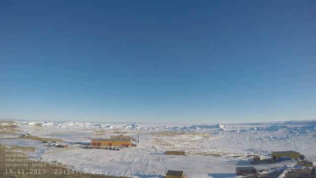 Антарктида ст. Прогресс 2017.11 Timelapse