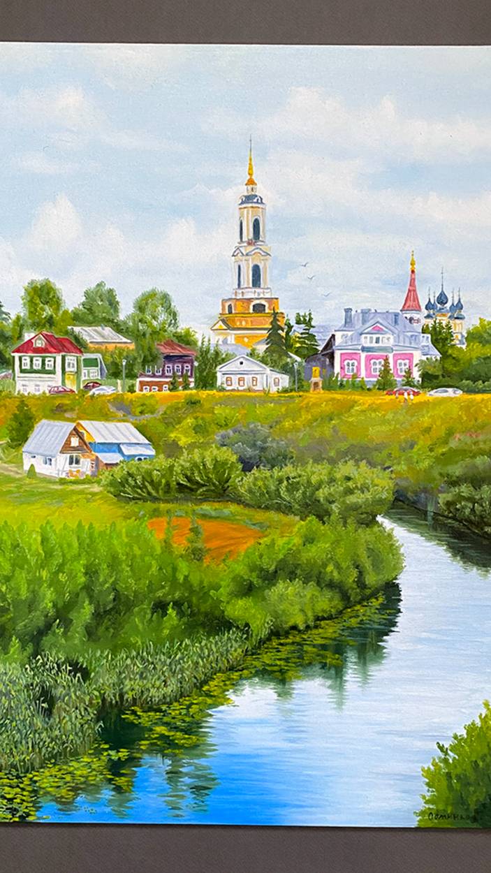 Картина маслом Суздаль 40х60 см