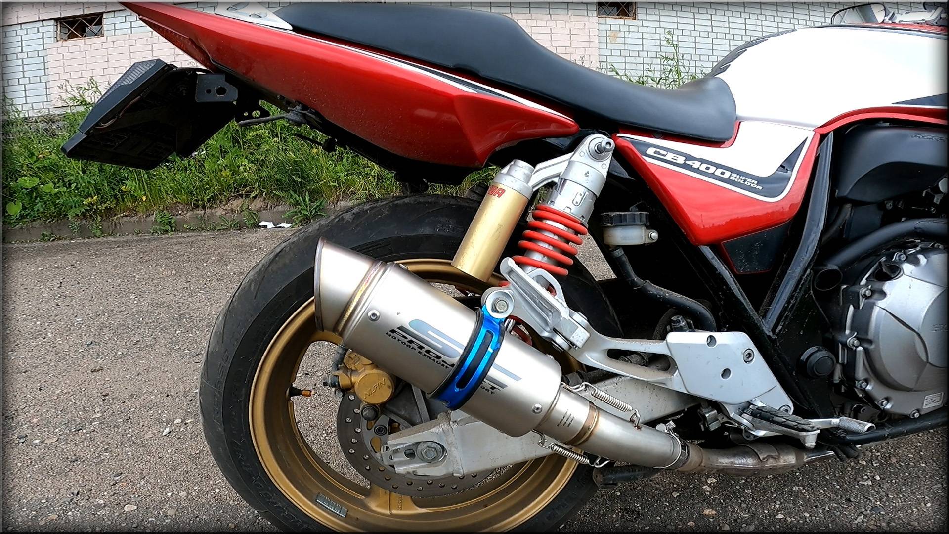 Звук прямотока SC-Project Honda CB 400