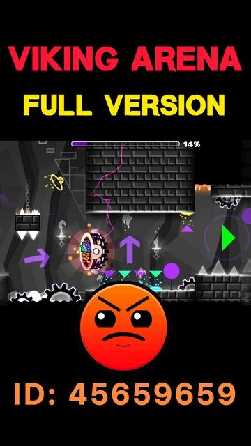 VIKING ARENA ПОЛНАЯ ВЕРСИЯ ГД GD Geometry Dash Meltdown Геометри Даш ВИКИНГ АРЕНА ПОЛНАЯ ВЕРСИЯ