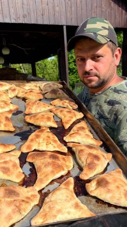 Бухарская самса в помпейской печи