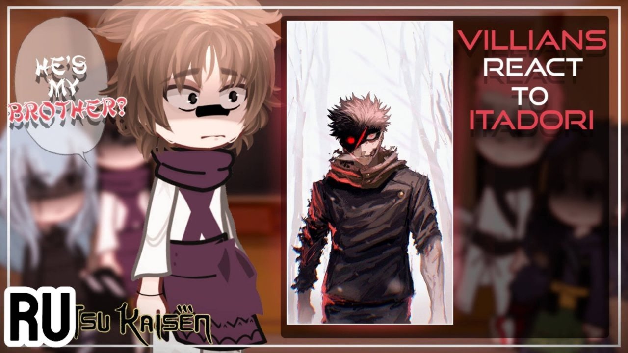 Реакция на Итадори / Проклятья + Кендзяку / Гача реакция / Jujutsu Kaisen