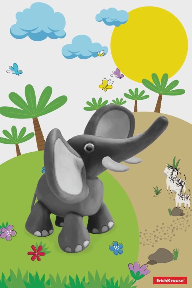 Пластилиновый Слоненок