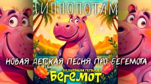 Волшебная тетрадь. "Бегемот". Новая детская песня про бегемота и гиппопотама. Детский танец.