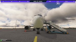 MSFS 2020, GSX, CSS 737-500, UTA005, Vatsim, Omsk(UNOO) - Ufa(UWUU)