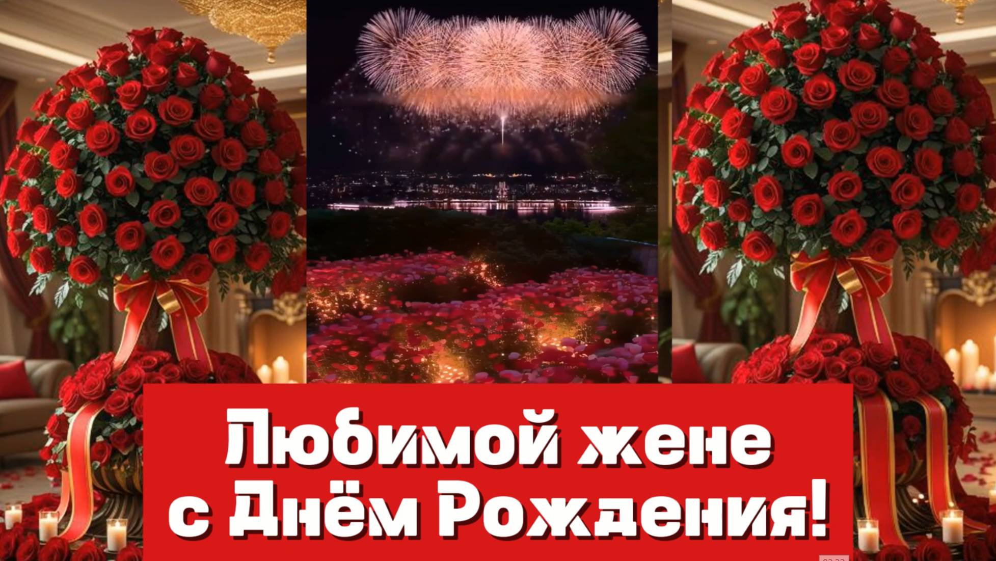 Музыкальное поздравление для жены 
с Днём Рождения