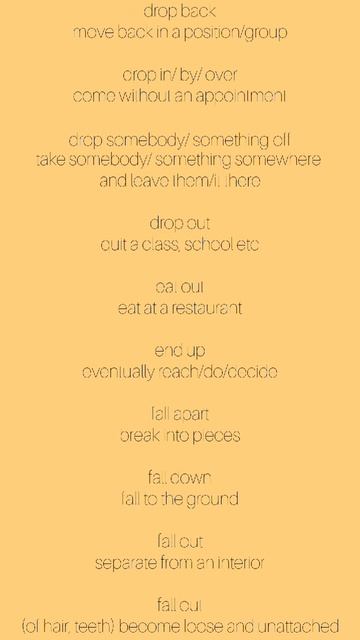 Фразовые Глаголы 7 Phrasal Verbs 7