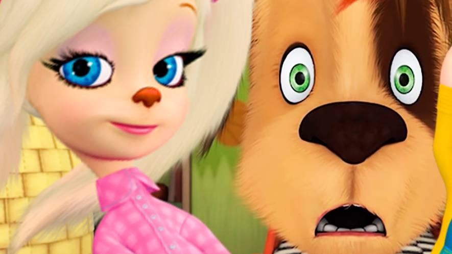 БАРБОСКИНЫ - Дружок обидел Лизу - Игровой Мультик для детей