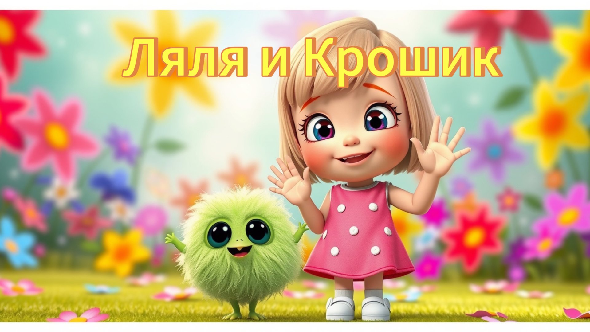 Мультфильм для детей: Ляля и Крошик — новый пушистый друг