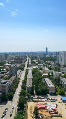 Вид с 32-го этажа екатеринбургского ЖК «Азина, 16» от «Группы ЛСР»