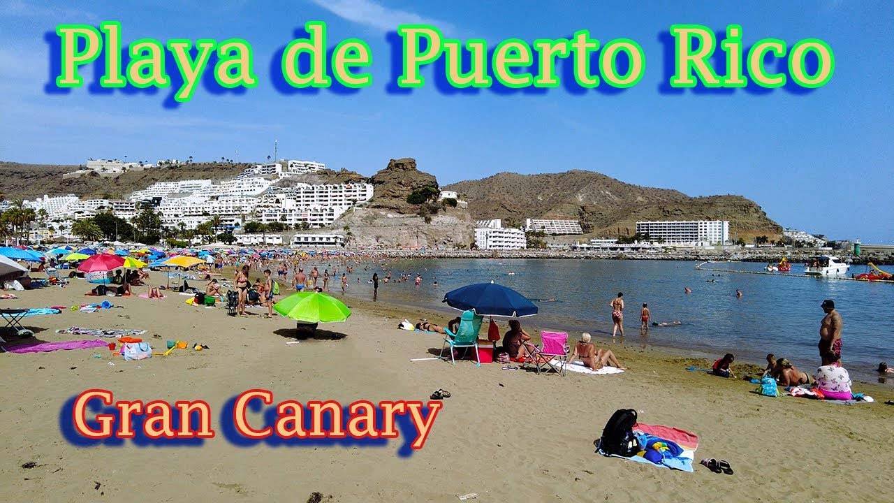Playa de Puerto Rico, Гран-Канария. Август 2022.