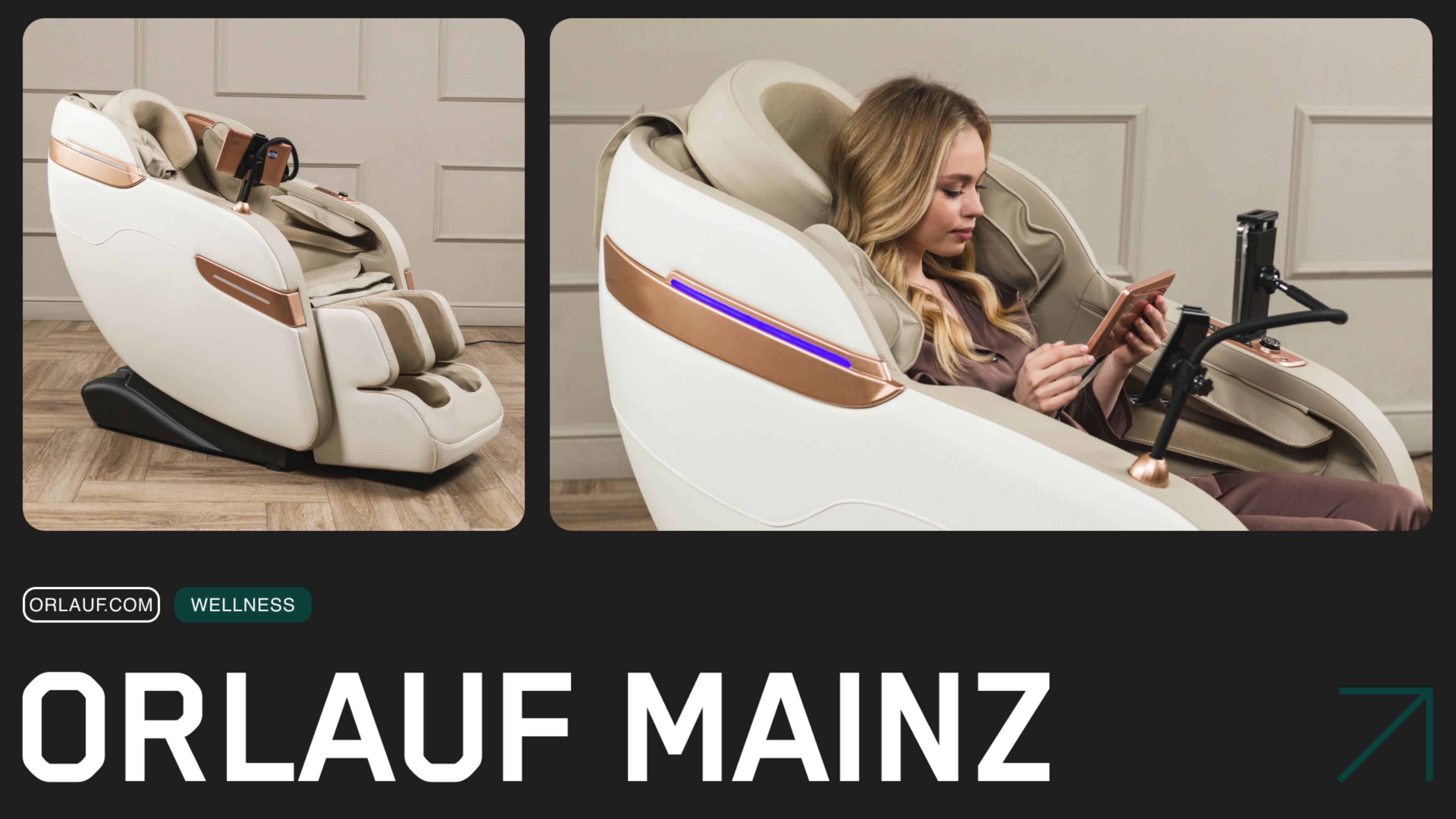 Orlauf Mainz Beige — каждая минута в массажном кресле становится моментом истинного блаженства