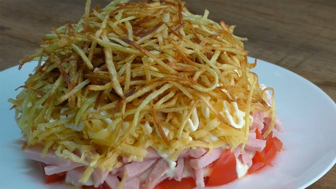 Вкусный Салат - всего ЧЕТЫРЕ ингредиента! Салат с картофелем пай