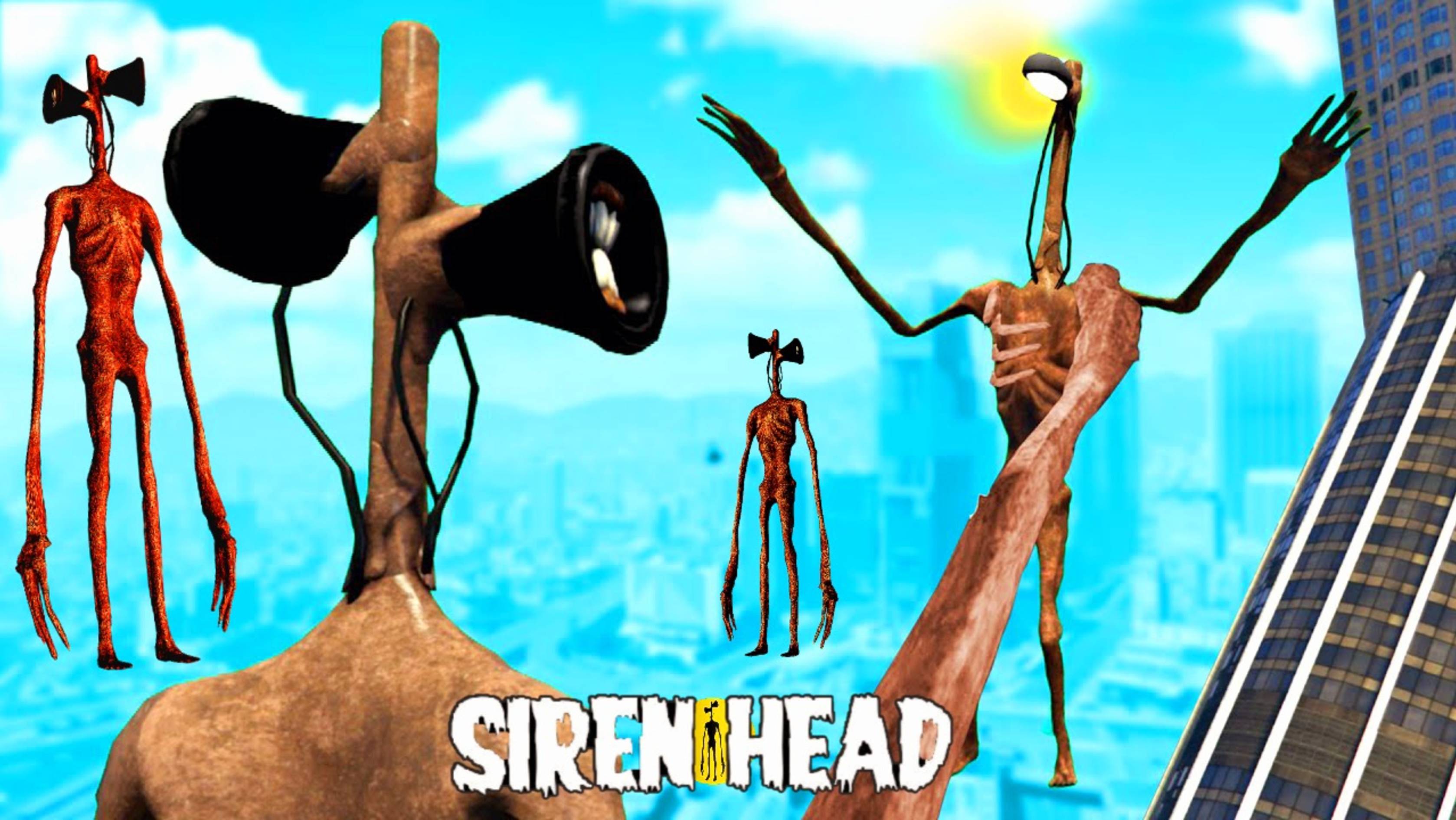 📢 Сиреноголовый 📢 в GTA очень крутая игра. Siren Head Game.