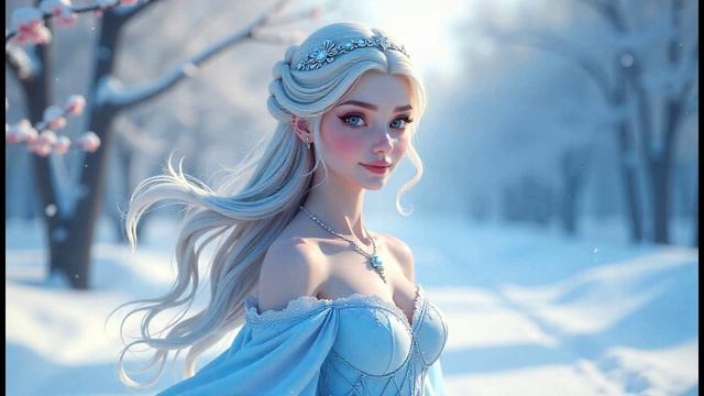 Снегурочка. (кавер) Текст-С.Баенков. Музыка, вокал-ИИ.