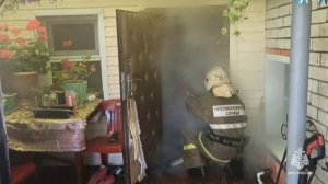 Пожар в гараже в Обояни