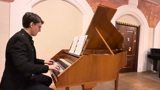 BWV 813. Menuet I (Da capo)