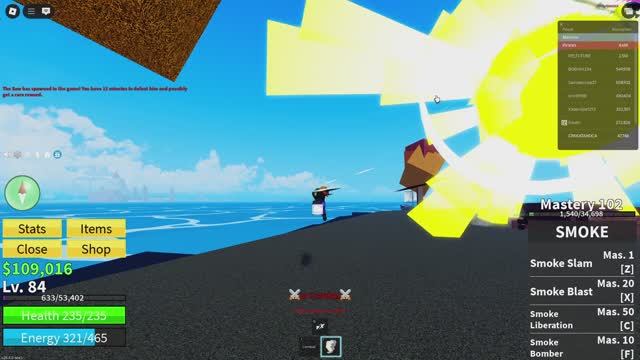 ROBLOX BLOCK FRUIT ПВП ПРОТИВ ФРУКТА СВЕТА