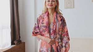 Платок из вискозы "10618", 10618-3, 135х135 см #platki #fashion #beautiful #scarf #art