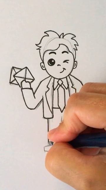 Давайте нарисуем персонажа Игры в кальмара 😉