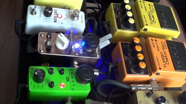 Имитация оргАна на электрогитаре - октавер плюс модуляция