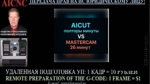 Aicut vs MasterCAM