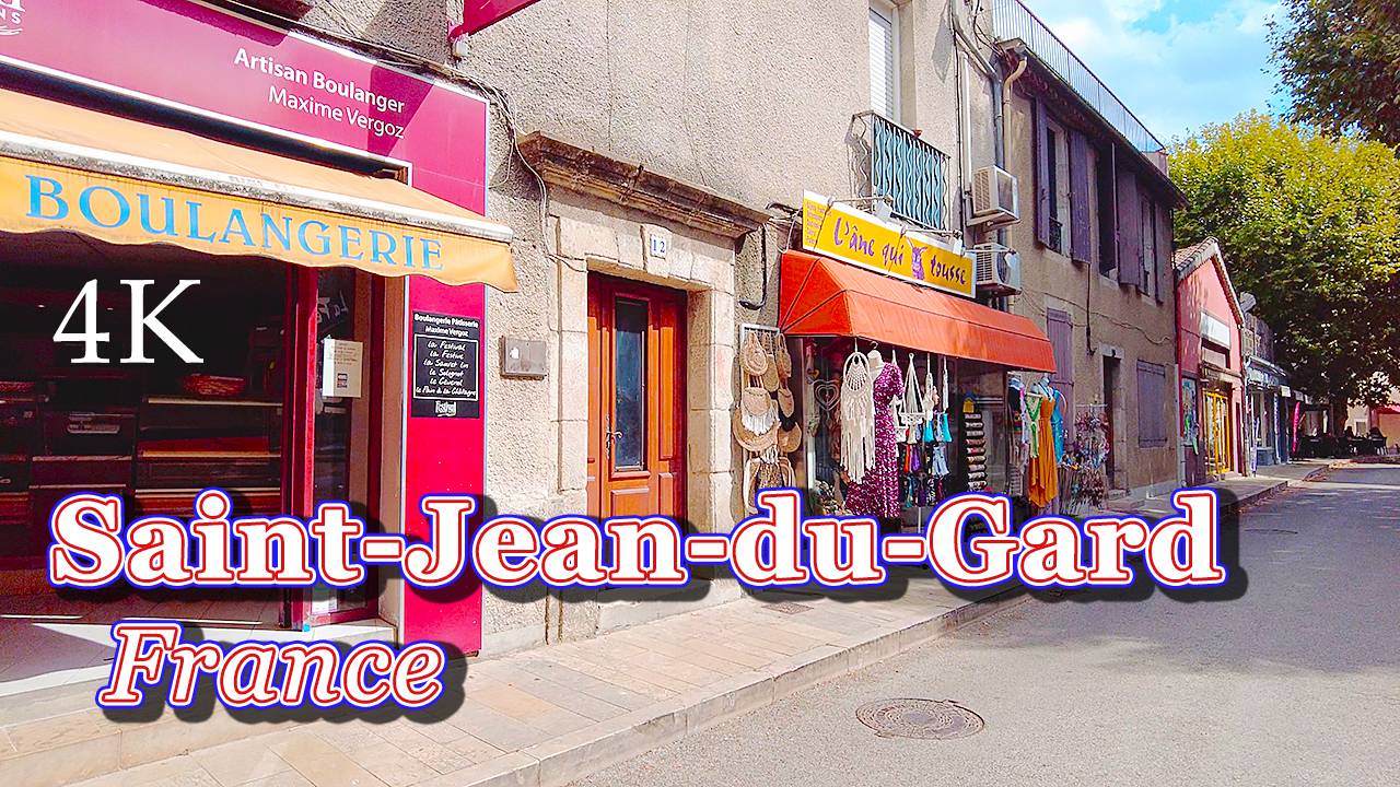 Walk in Saint-Jean-du-Gard, France
