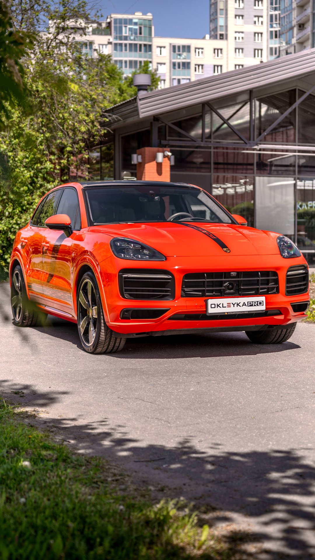 Porsche Cayenne GTS снова у нас! Полгода назад этот красавец заезжал на оклейку кузова!