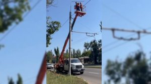 ⚡️⚫🔵🔴 По поручению Главы ДНР Дениса Владимировича Пушилина, ведутся работы по восстановлению света