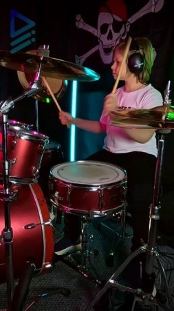 Led Zeppelin - "Good Times Bad Times" (drum cover by Даниил Аристов, 11 лет). Ч.1