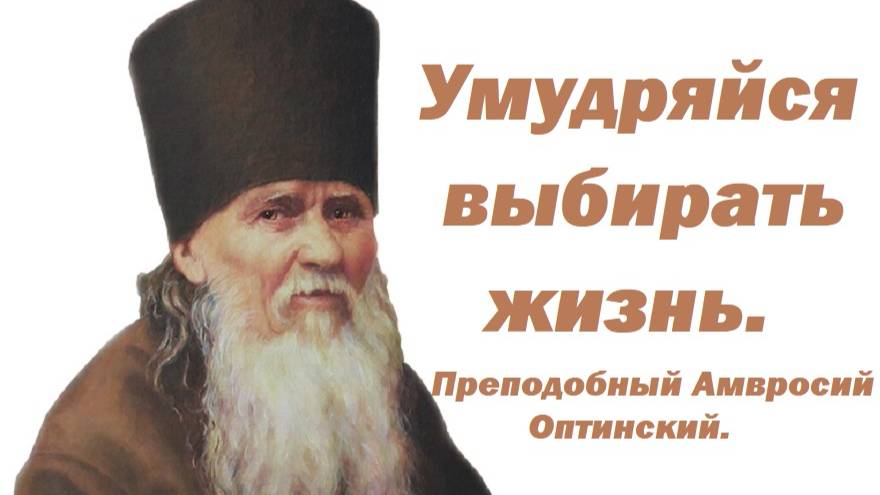 Отношения с ближними. Преподобный Амвросий Оптинский.