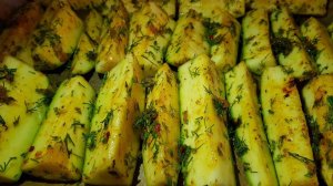Только посмотрите, что я сделала из Кабачков!!! Кабачки по Деревенски!