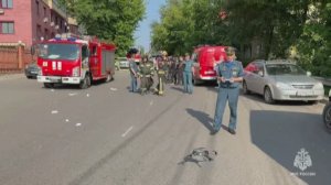 Происшествие в многоэтажном доме по ул. Марата в Курске