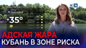 Жара на 5 °C выше климатической нормы ожидается в Краснодарском крае