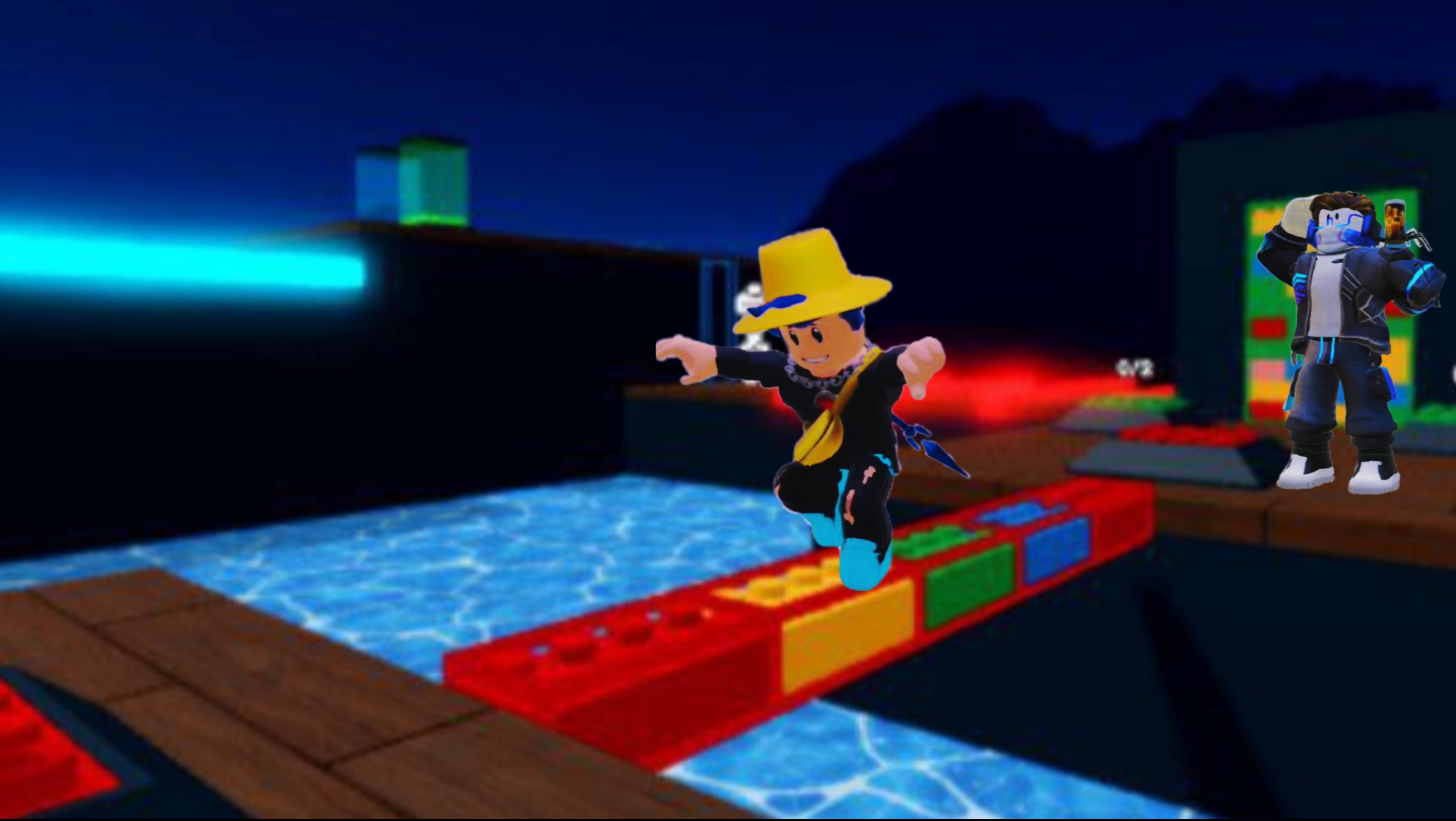 Проходим парное обби с Тимуром в Roblox!