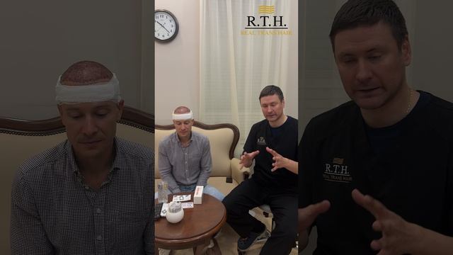 Завершилась двухдневная сессия по пересадке волос