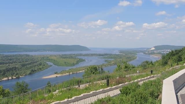 Прогулки по Самаре • Смотровая площадка в посёлке Управленческом. Июль 2024.