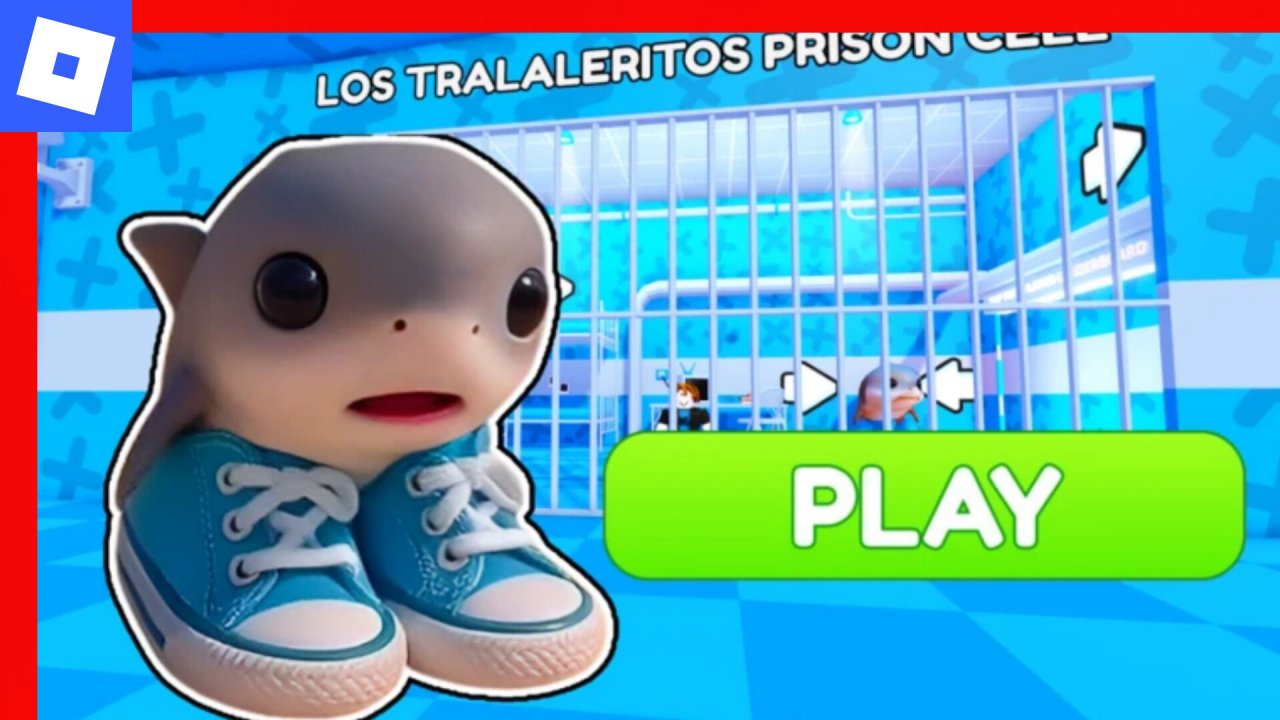 Gameplay of 🦈 LOS TRALALERITOS PRISON RUN! (Obby)