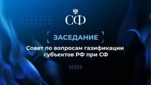 Заседание Совета по вопросам газификации субъектов Российской Федерации при Совете Федерации