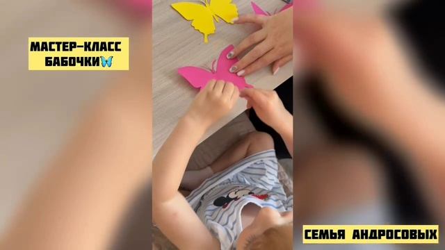 2025. Мастер класс "Бабочки". семья Андросовых