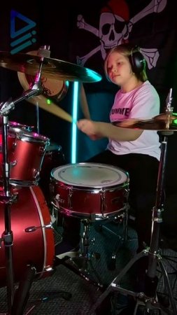 Led Zeppelin - "Good Times Bad Times" (drum cover by Даниил Аристов, 11 лет). Ч.3