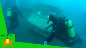 Подводный сталк. Затопленные объекты Лазурного.
