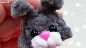 Амигуруми: схема Зайка из серии "Бусинки" | Игрушки вязаные крючком