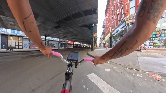 Fixie Bike Delivery in NYC Heatwave   DoorDash Ride