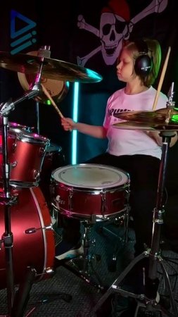 Led Zeppelin - "Good Times Bad Times" (drum cover by Даниил Аристов, 11 лет). Ч.4