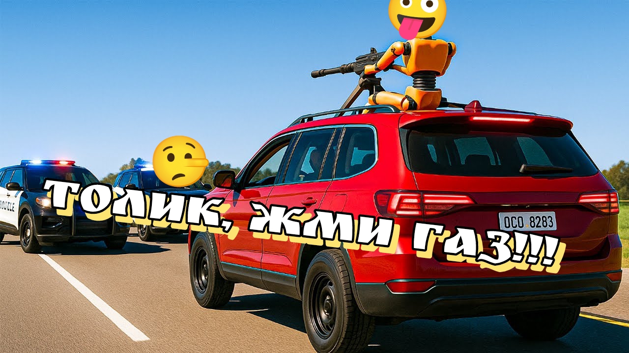 💣🚔Подборка диких погонь за бандитами #29🔥🚀 BeamNg Drive