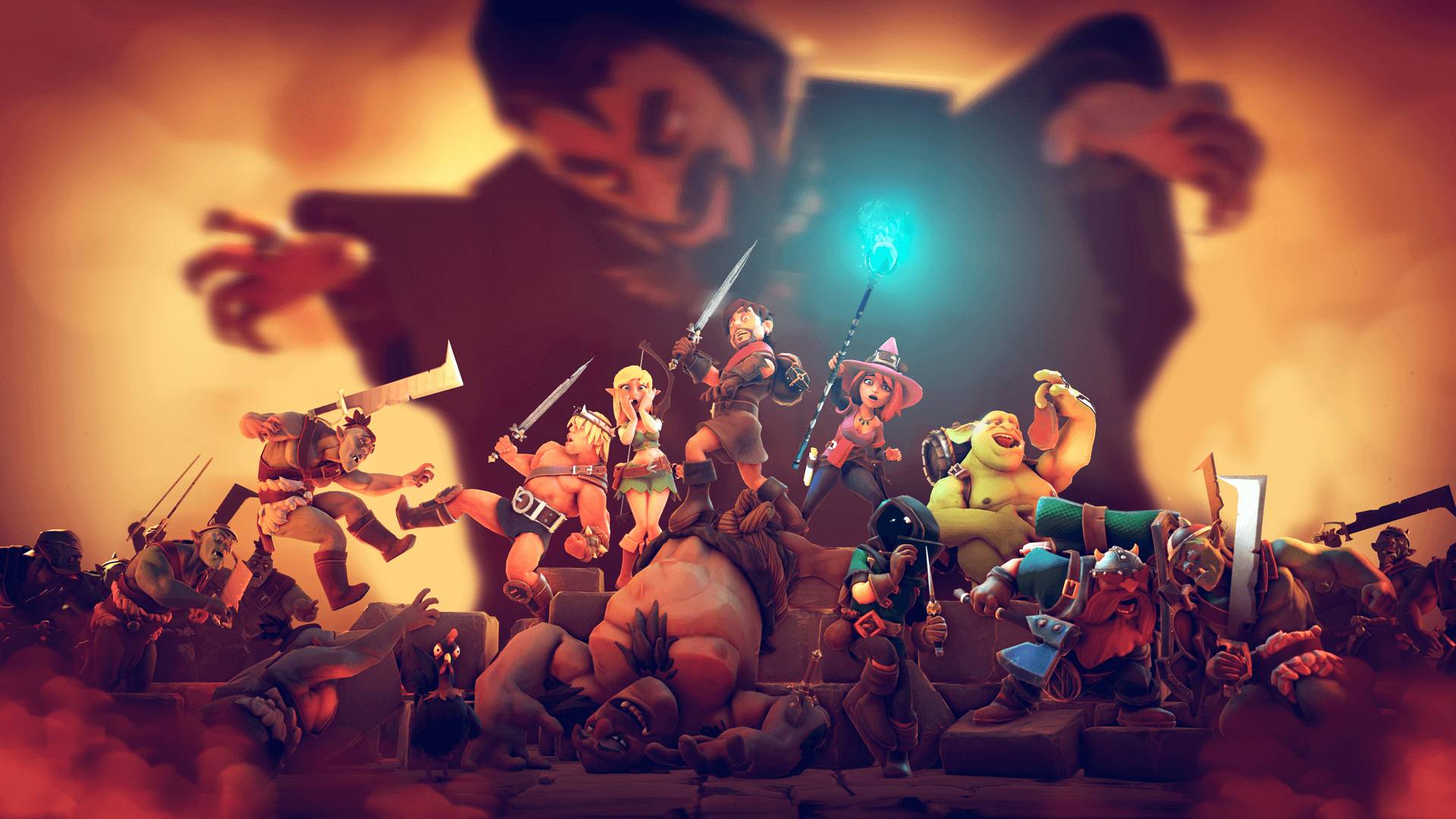 Naheulbeuk's Dungeon Master часть 1 прохождение на русском