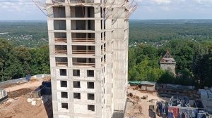 ЖК Лесная симфония — съёмка с воздуха июнь 2025
