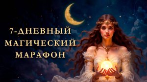 7 шагов к освобождению: магический марафон на убывающую Луну | Только 1 раз в году!